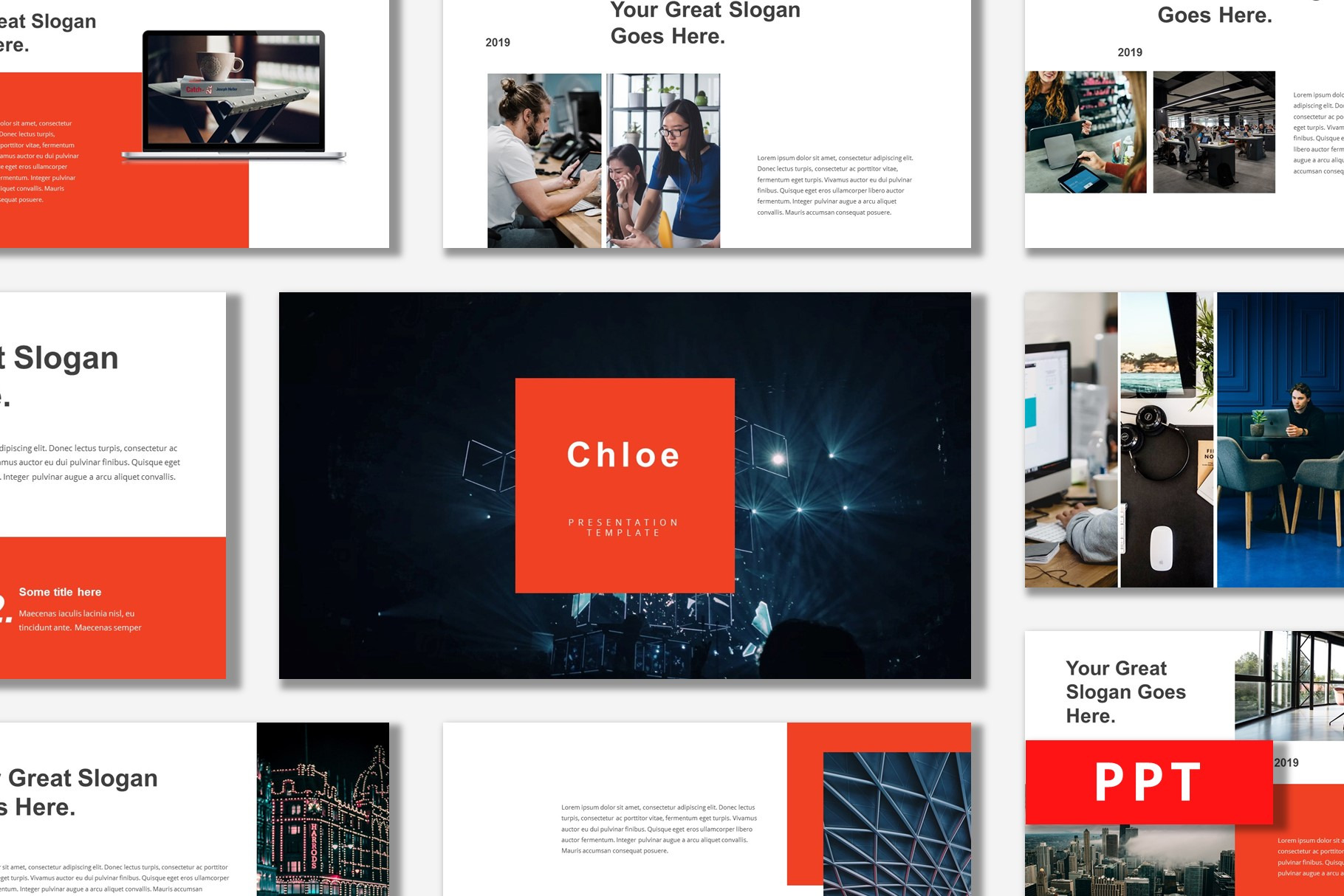 Chloe - Powerpoint Template, a Presentation Template by Tumbuh Kerja