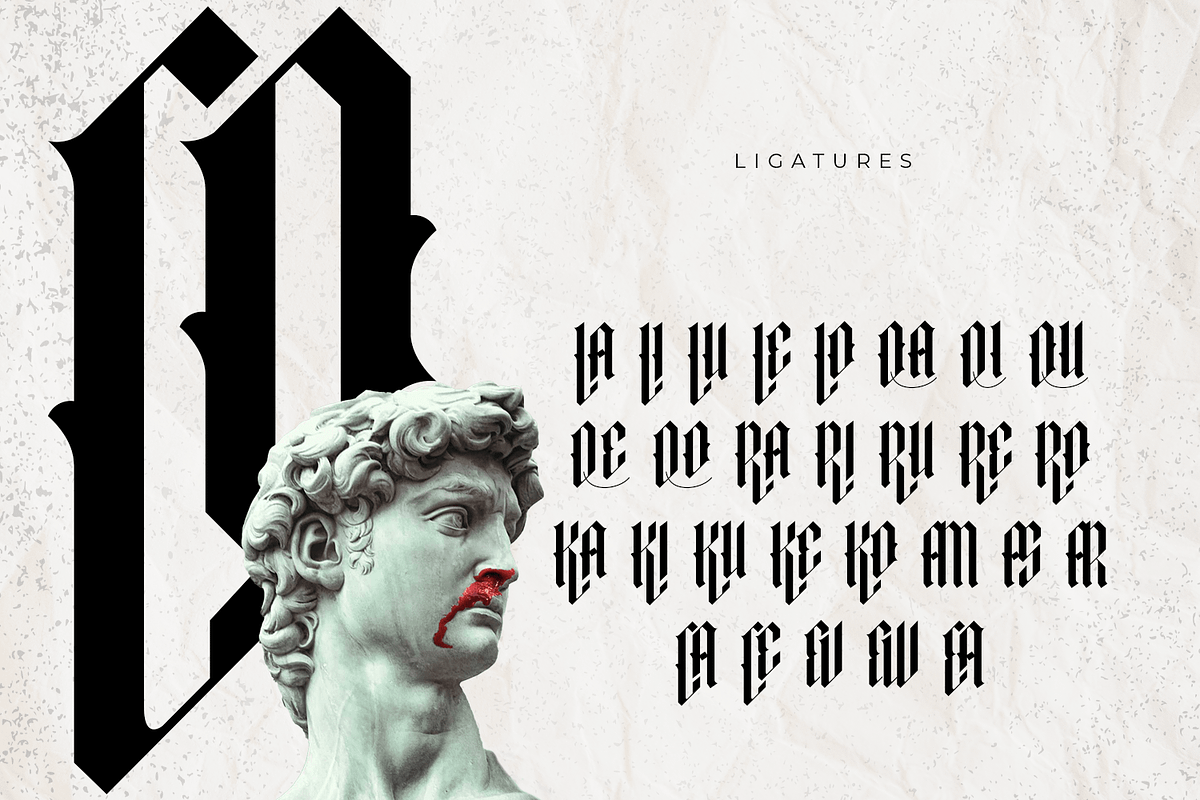 Kingslayer - Modern Blackletter Font