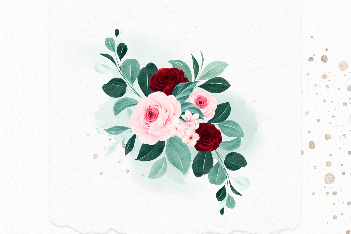 Garden Watercolor Floral Collection | Creative Market