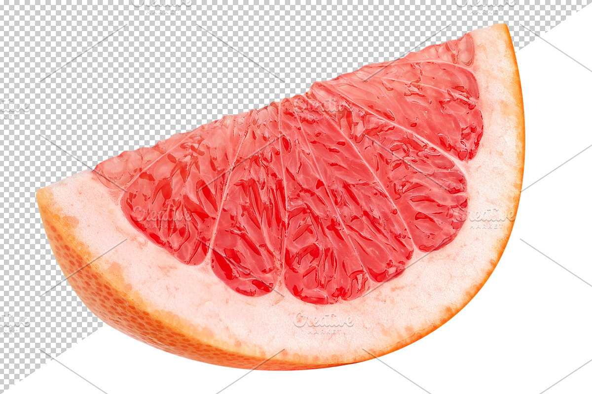 Grapefruit pieces, an Object Graphic by Fruits+Veggies
