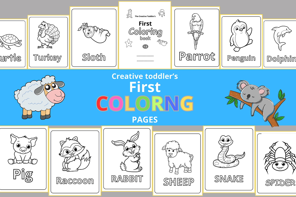 The Creative Toddlers First Coloring