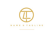 Monogram icon logo TL or LT, a Branding & Logo Template by idesign_4u