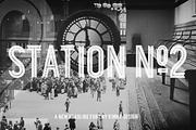 Station No.2, a Sans Serif Font by Kimmy Design