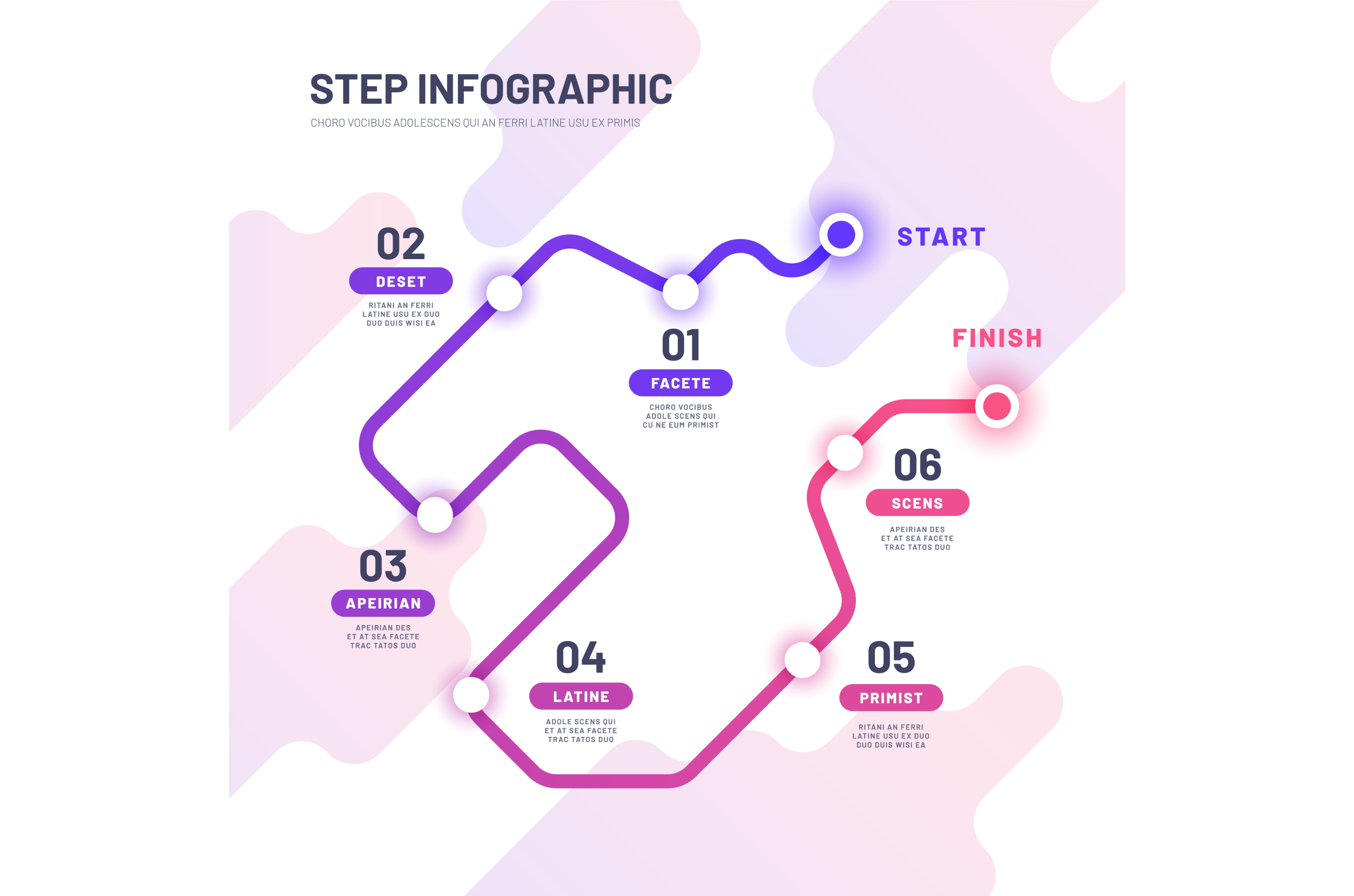 Road map infographic. Journey way, a Background Graphic by Valerie Bodnar