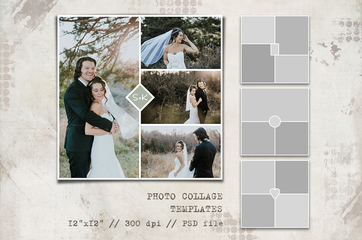 4 Storyboard Collage Templates 12x12, a Marketing Template by HappyNews