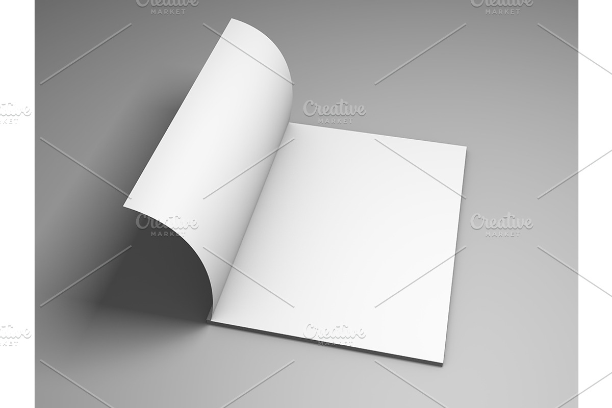 4 Magazine Templates, an Object Graphic by 3D Graphics Shop