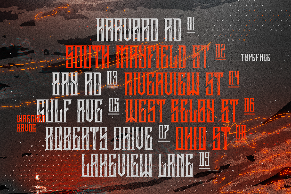 Wrecked Havoc Font, a Handwritten Font by GRVS Studio