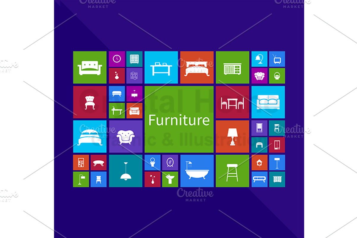 Furniture application window icon 1, an Icon by Crytal Home Graphics
