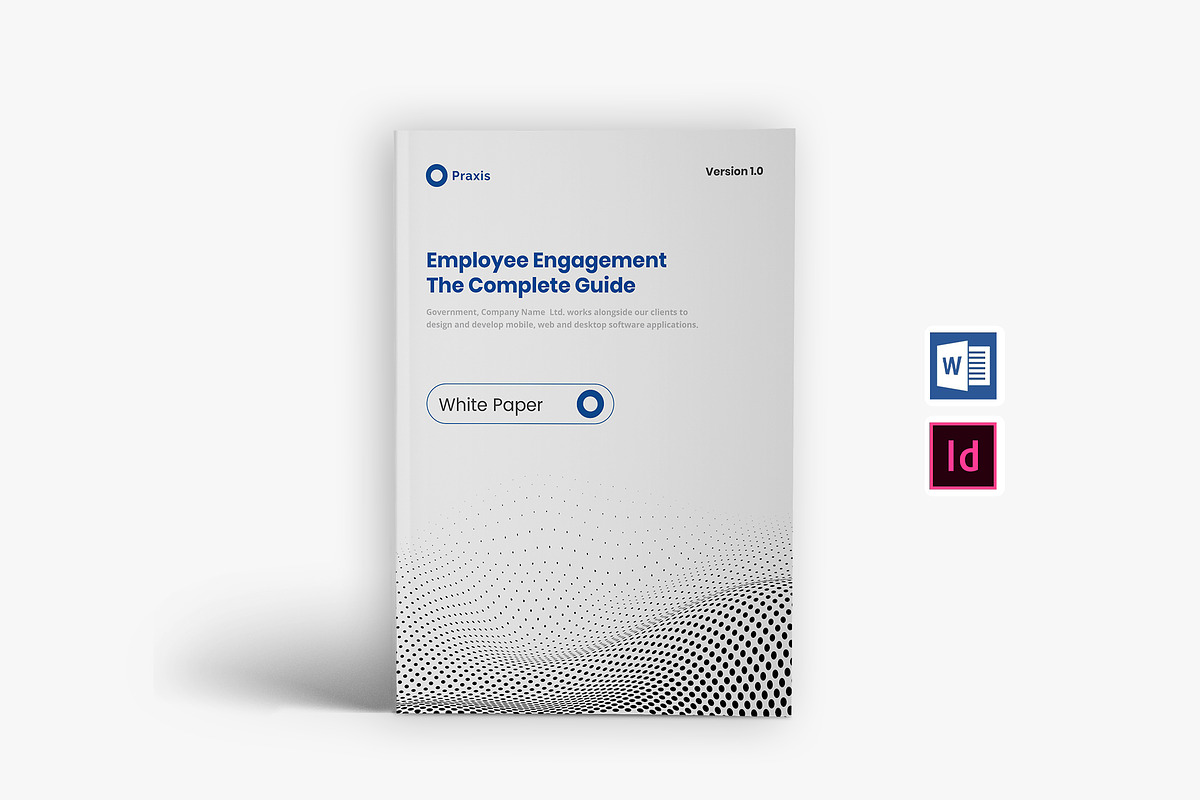 White Paper | MS Word & Indesign, a Brochure Template by azadcsstune