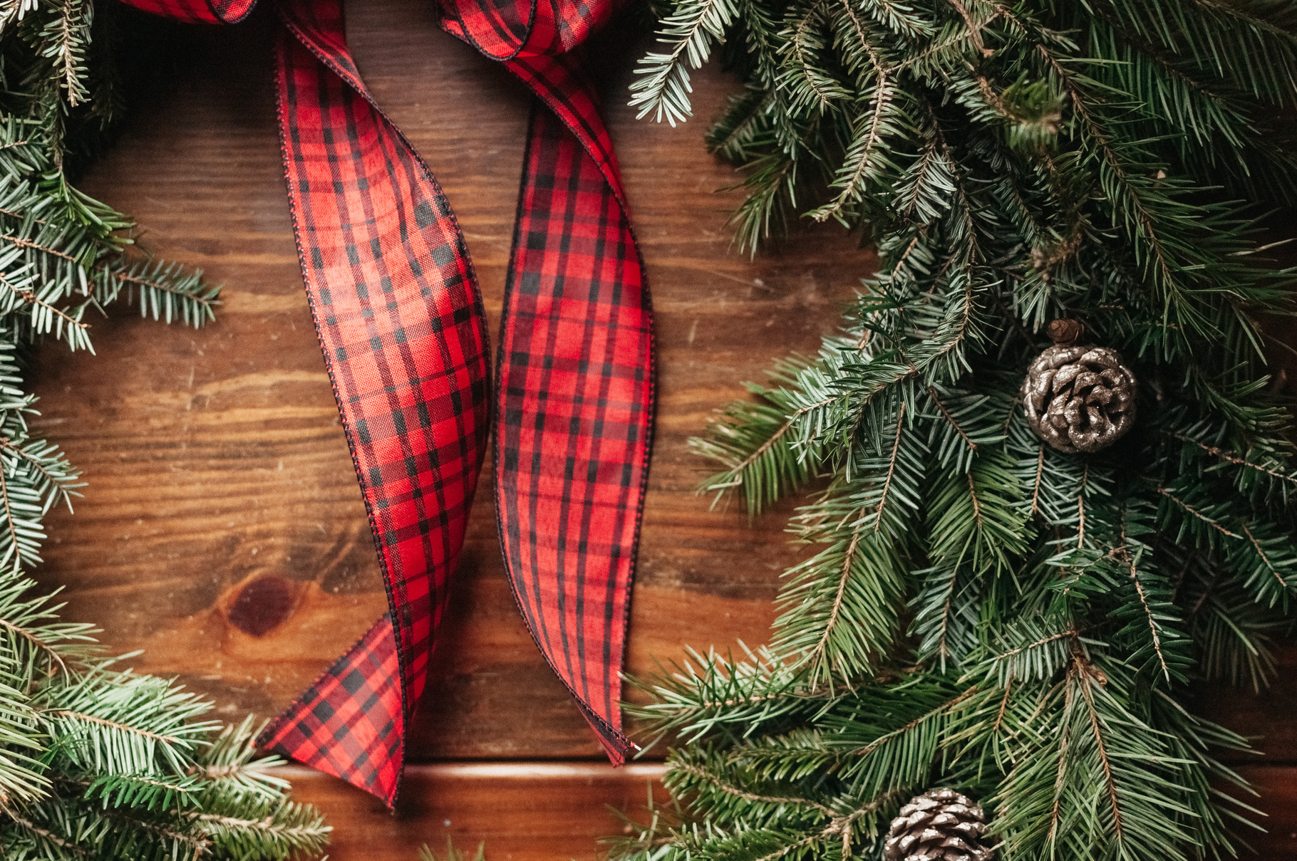 Christmas Pine Cone Wreath, a Holiday Photo by Melanie Helena