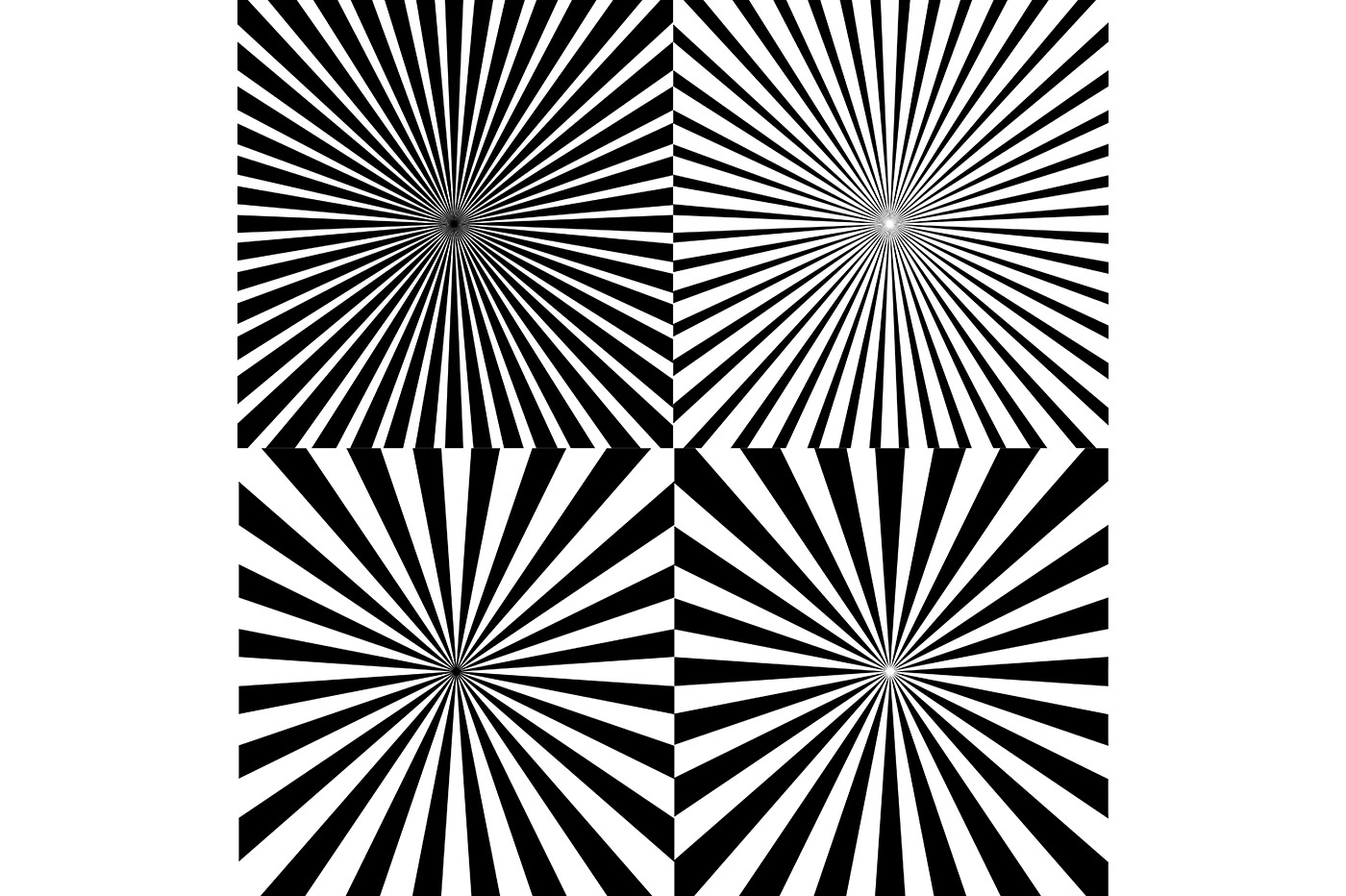 Ray Star Burst Background Set | Graphic Patterns ~ Creative Market