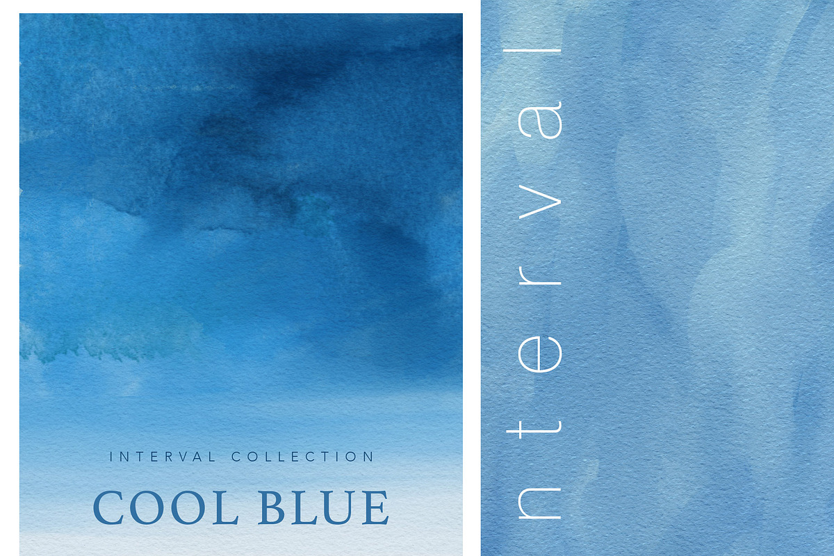 Interval Cool Blue Backgrounds, a Background Graphic by alonahaidash