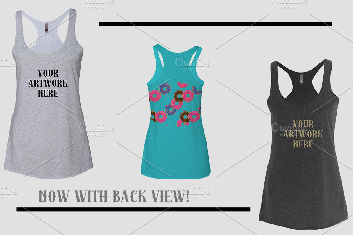 Ladies Tank Mock-up NL6733, a Product Mockup by Mischievous Design