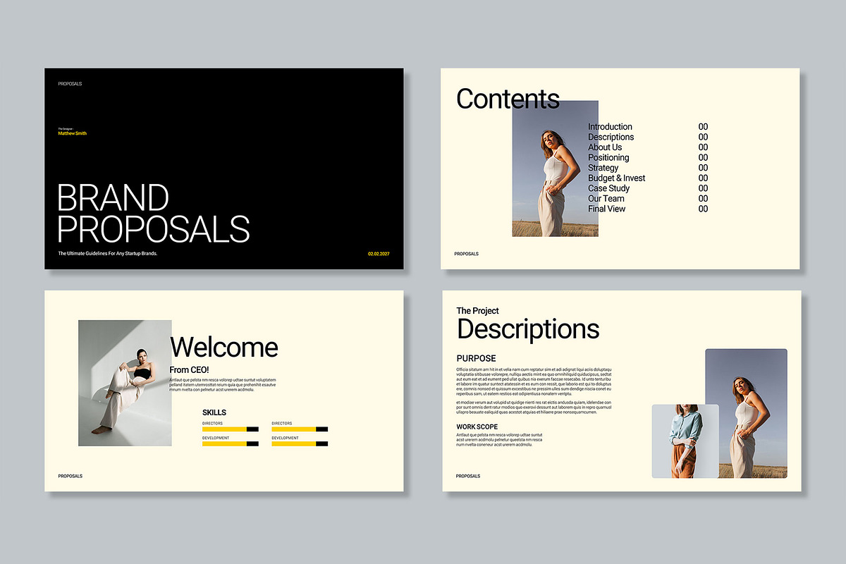 Brand Proposal Presentation Template