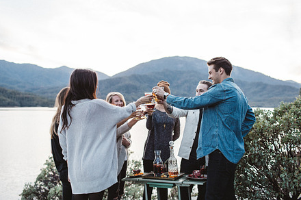 Instax on stax on stax, a Person Photo by Hannah Posey