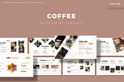 Coffee Theme -Google Slides Template, a Presentation Template by AQR Studio