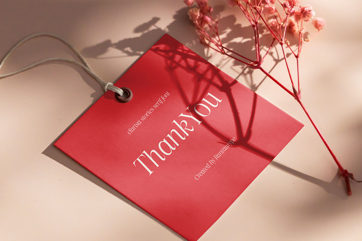 Clarisa Stories Elegant Serif Font, a Serif Font by RantautypeStudio