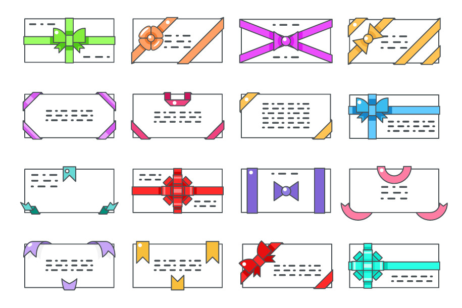 Lineart greeting card, an Outline Icon by Meiluns shop