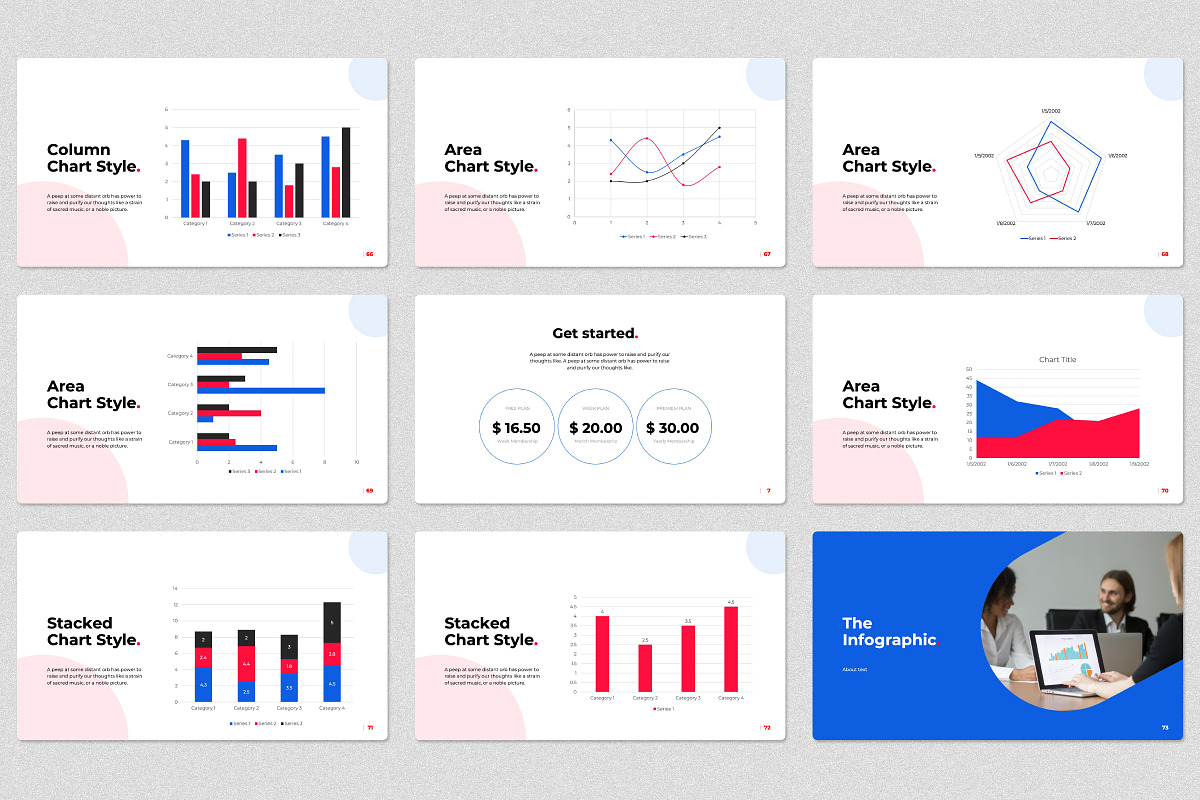 Rave Circle Powerpoint Template, a Presentation Template by TemplateZuu