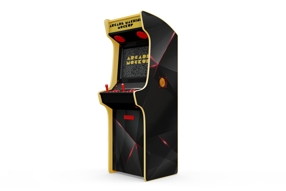 Arcade Machine Mockup, a Product Mockup by PixelMockup