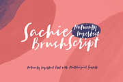 Sachie Script Font, a Script Font by Get Studio