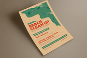 Beach Clean Up Event Flyer, a Flyer Template by Guuver