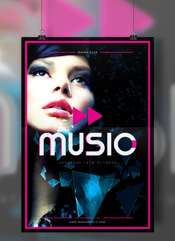 Musica Party Flyer, a Flyer Template by ErsanK