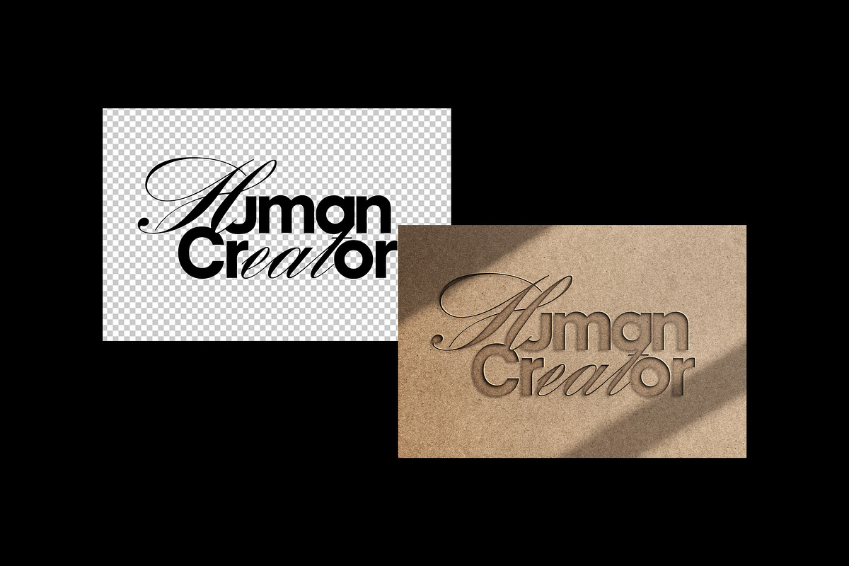Kraft Cut Out Text & Logo Mockup, a Layer Style Add-On by Design Squad