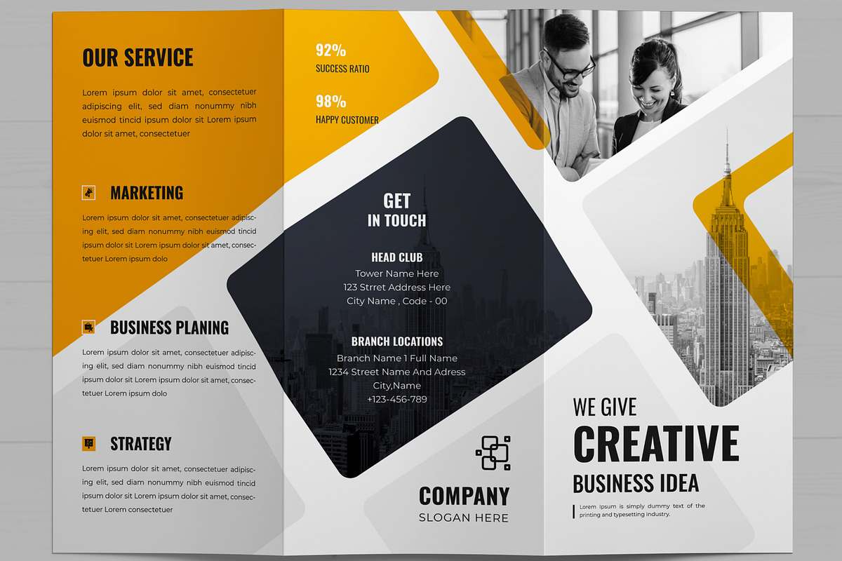 Tri Fold Brochure Layout