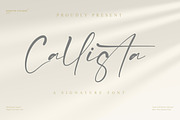 Callista - Signature Font | Creative Market