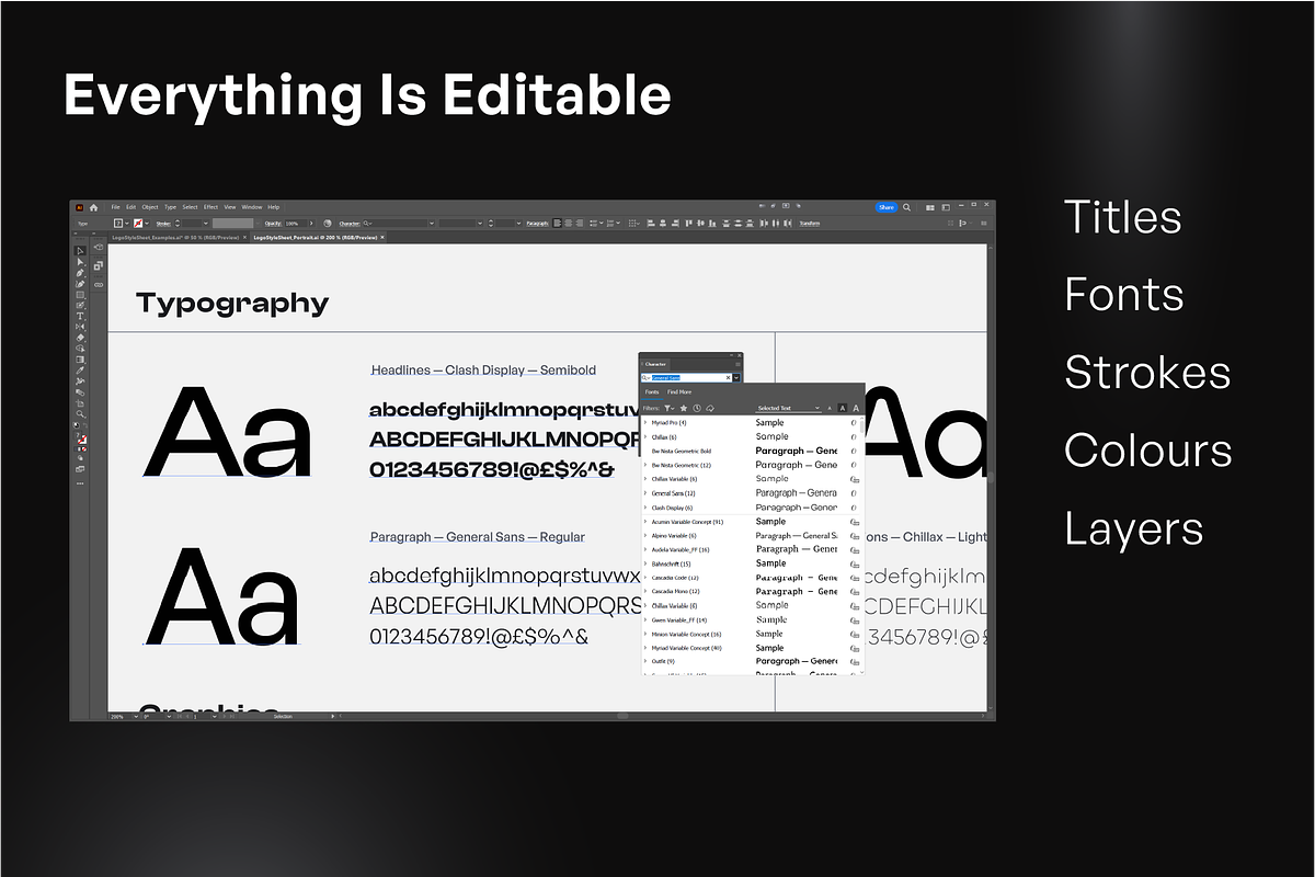 1-Page Brand Guide Sheet, a Branding & Logo Template by Jeremy Mura