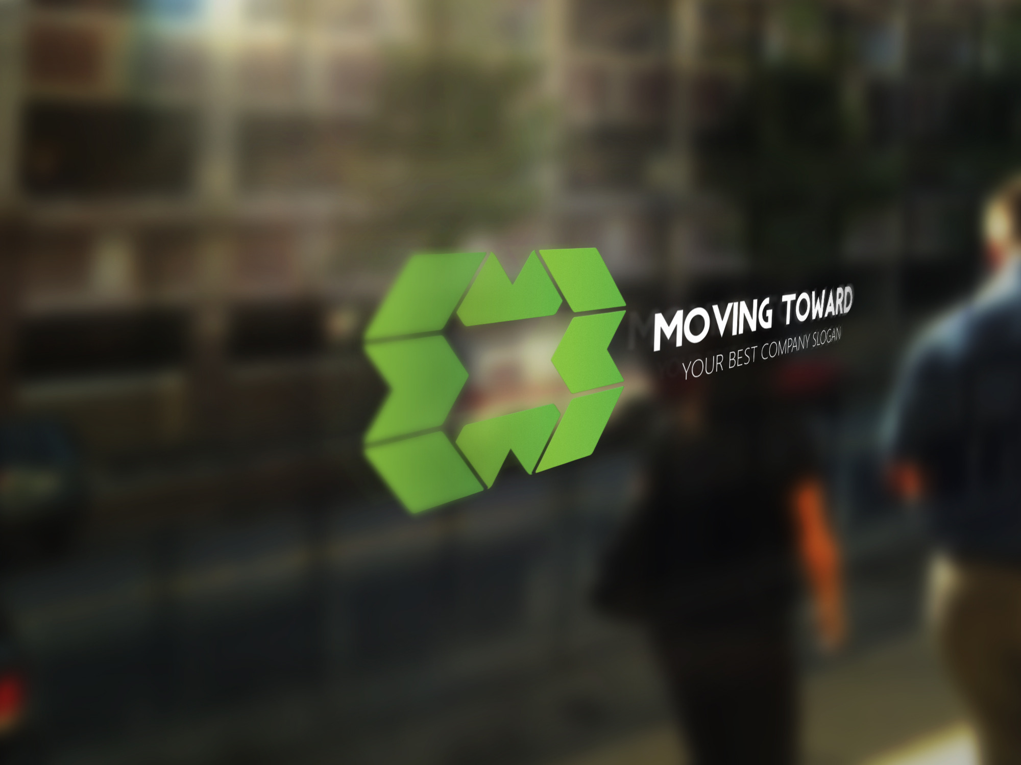 Moving Toward Logo, a Branding & Logo Template by Vectorwins Premium Shop