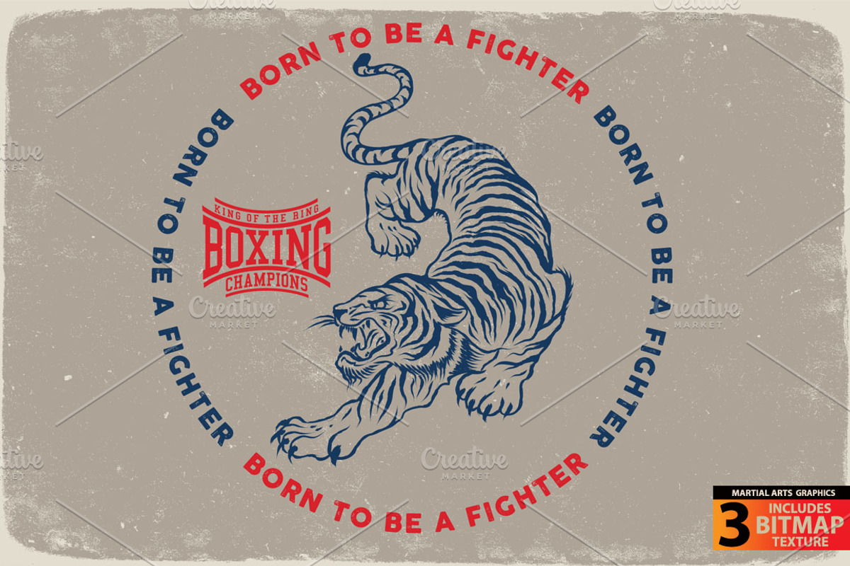 BOXING, an Animal Illustration by Artistic & Unique