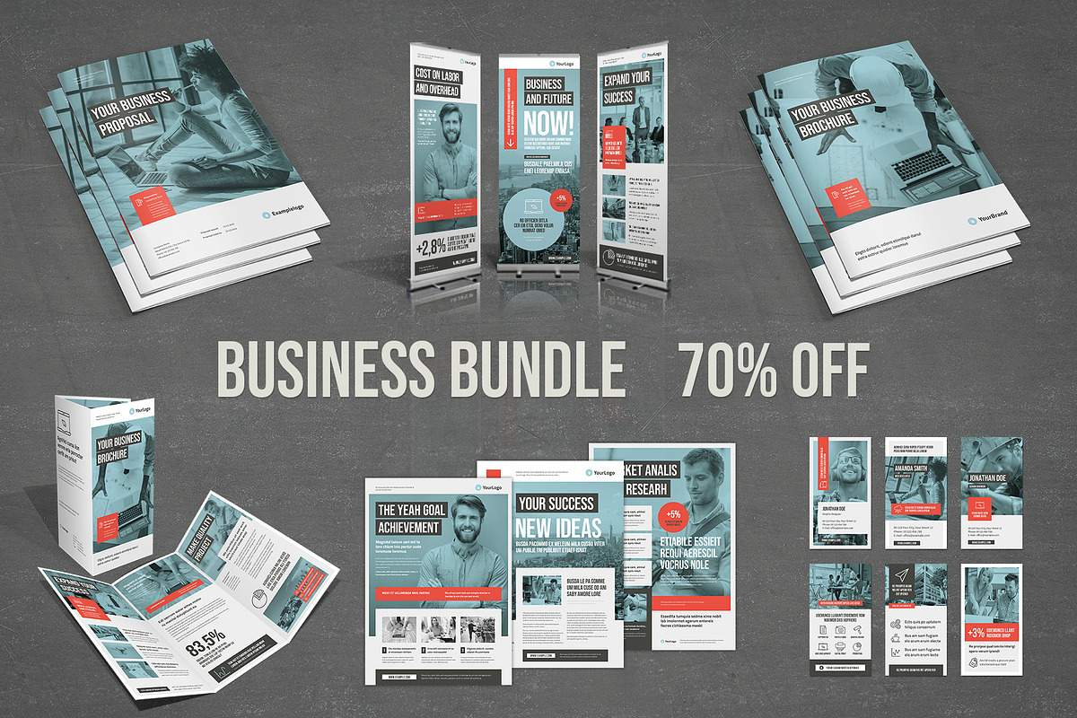 Business Bundle Vol. 2, a Brochure Template by TypoEdition | Creative ...