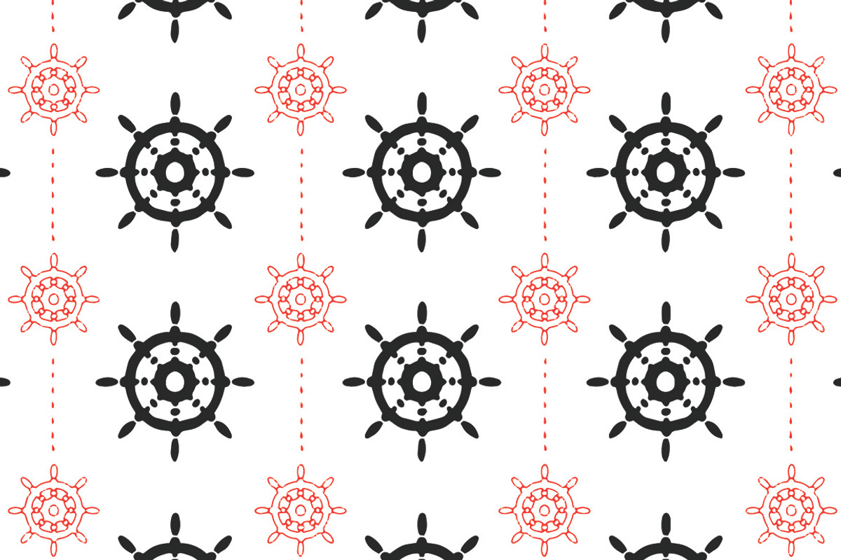 Pirates Patterns, a Pattern Graphic by EPLUSN