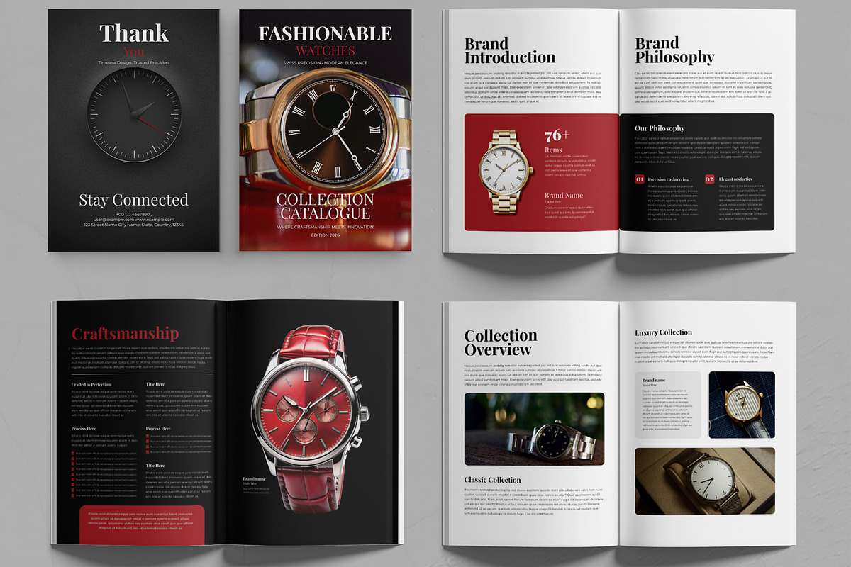Fashionable Watch Catalogue