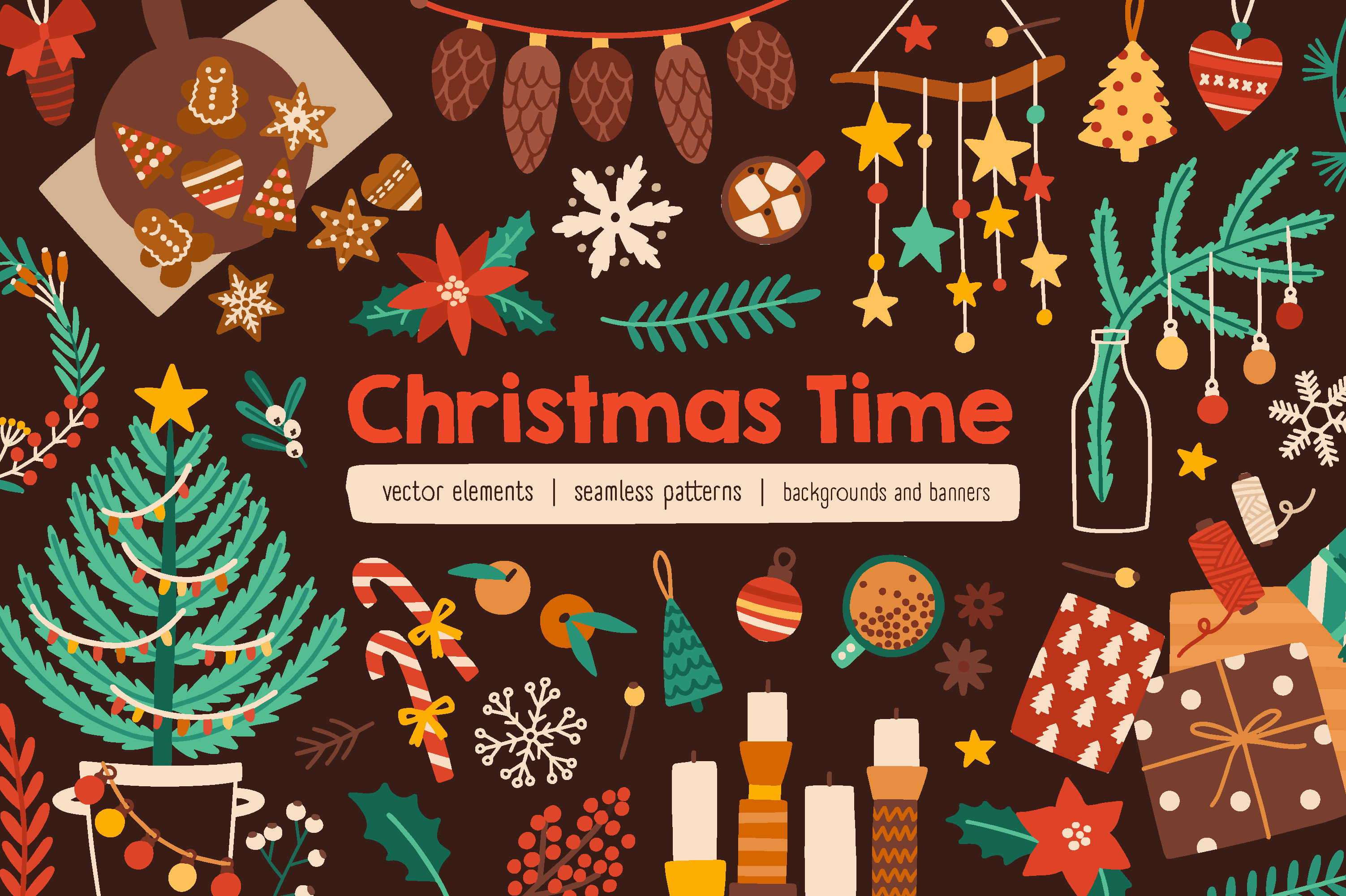 Christmas bundle, a Decorative Illustration by Good Studio