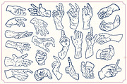 Vintage Hand Illustrations, a Person Illustration by Mr Vintage
