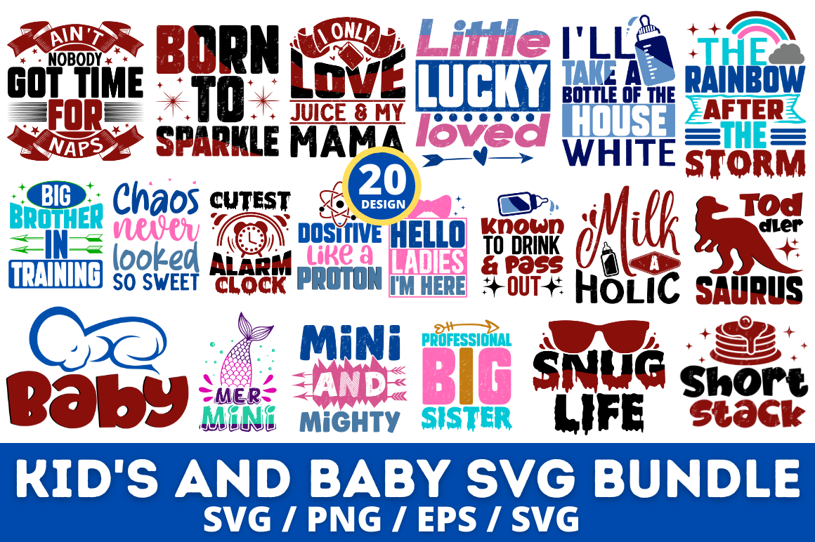 Kids & Baby SVG Bundle