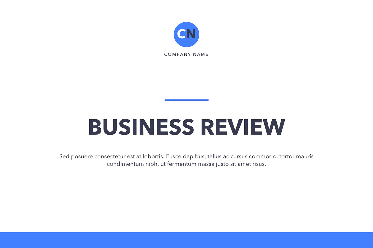 Business Review PowerPoint Template, a Presentation Template by Jumsoft