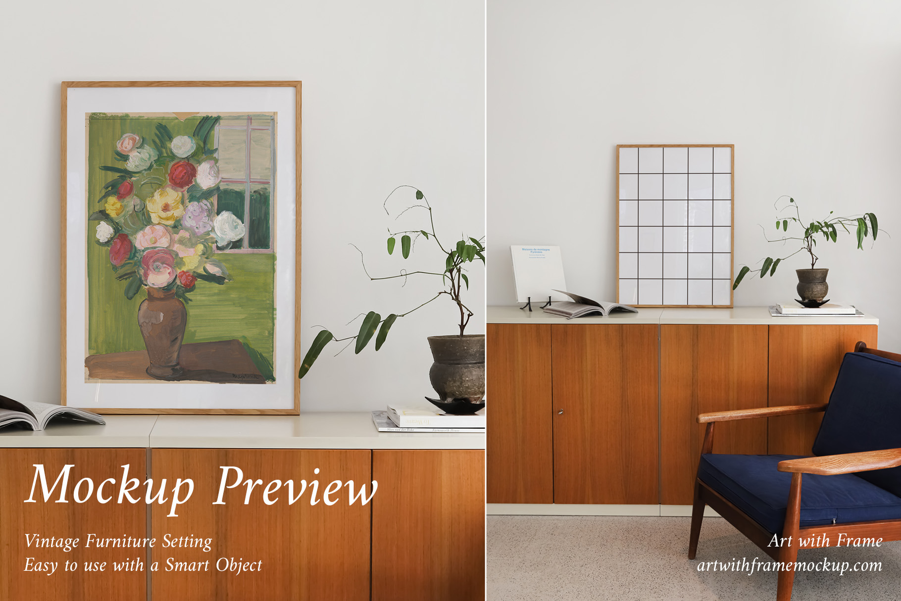 10 Nordic Frame Mockup Set | Product Mockups ~ Creative Market