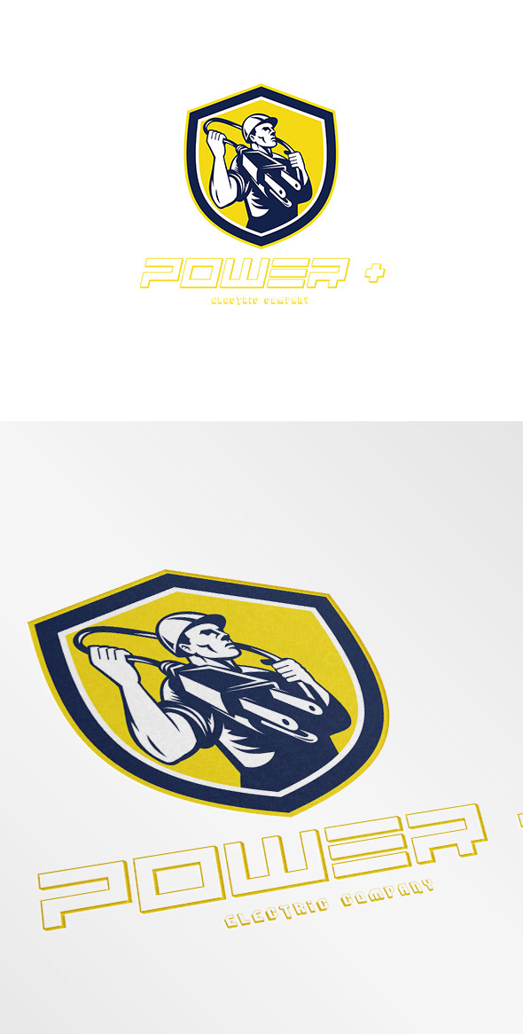 Power Electric Company Logo, a Branding & Logo Template by patrimonio