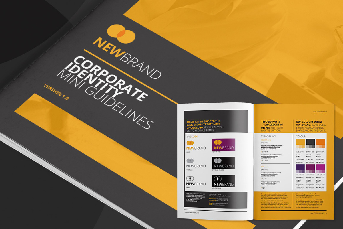 Mini Logo Guidelines, a Brochure Template by bilmaw creative