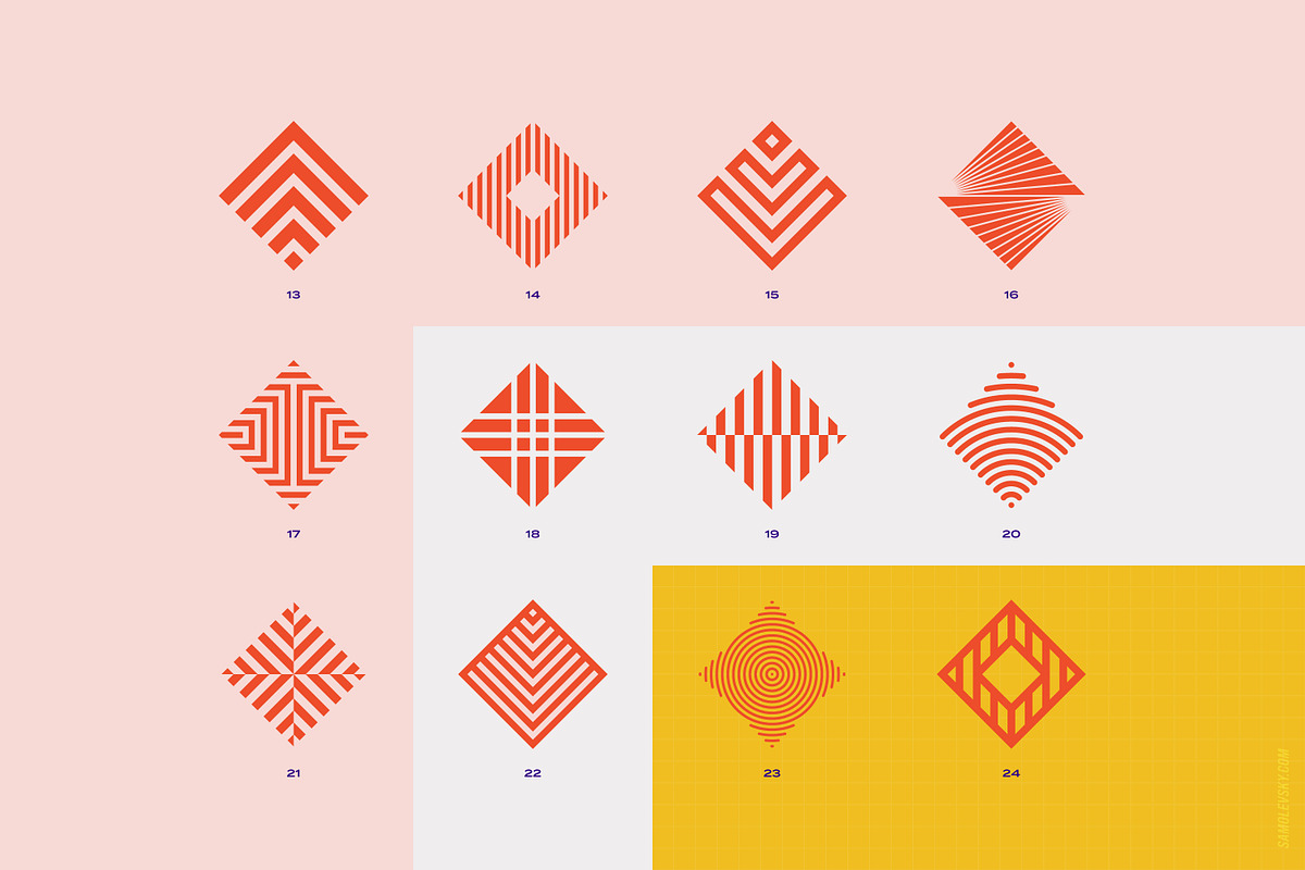 96 Geometric Shapes & Logo Marks vol.2