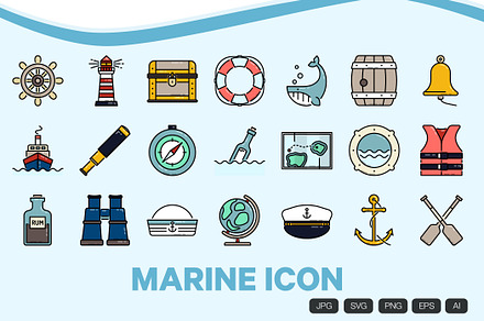 Nautical Icons, an Icon by OCTOX