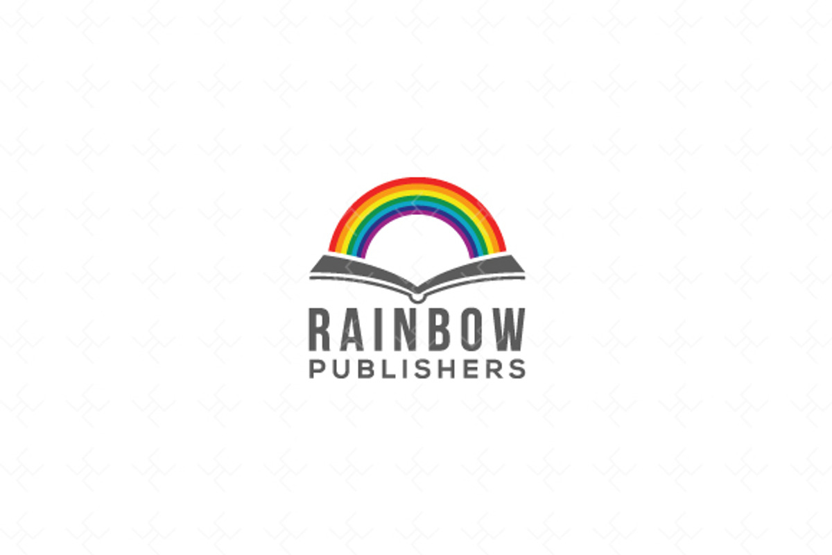 Rainbow Book Logo, a Branding & Logo Template by NasirGrfx