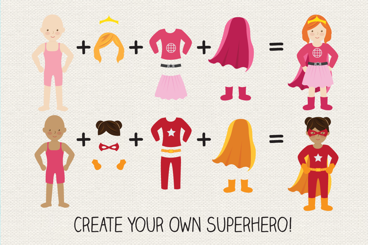 Superhero Girls Creator Kit, an Illustration by cloudstreetlab
