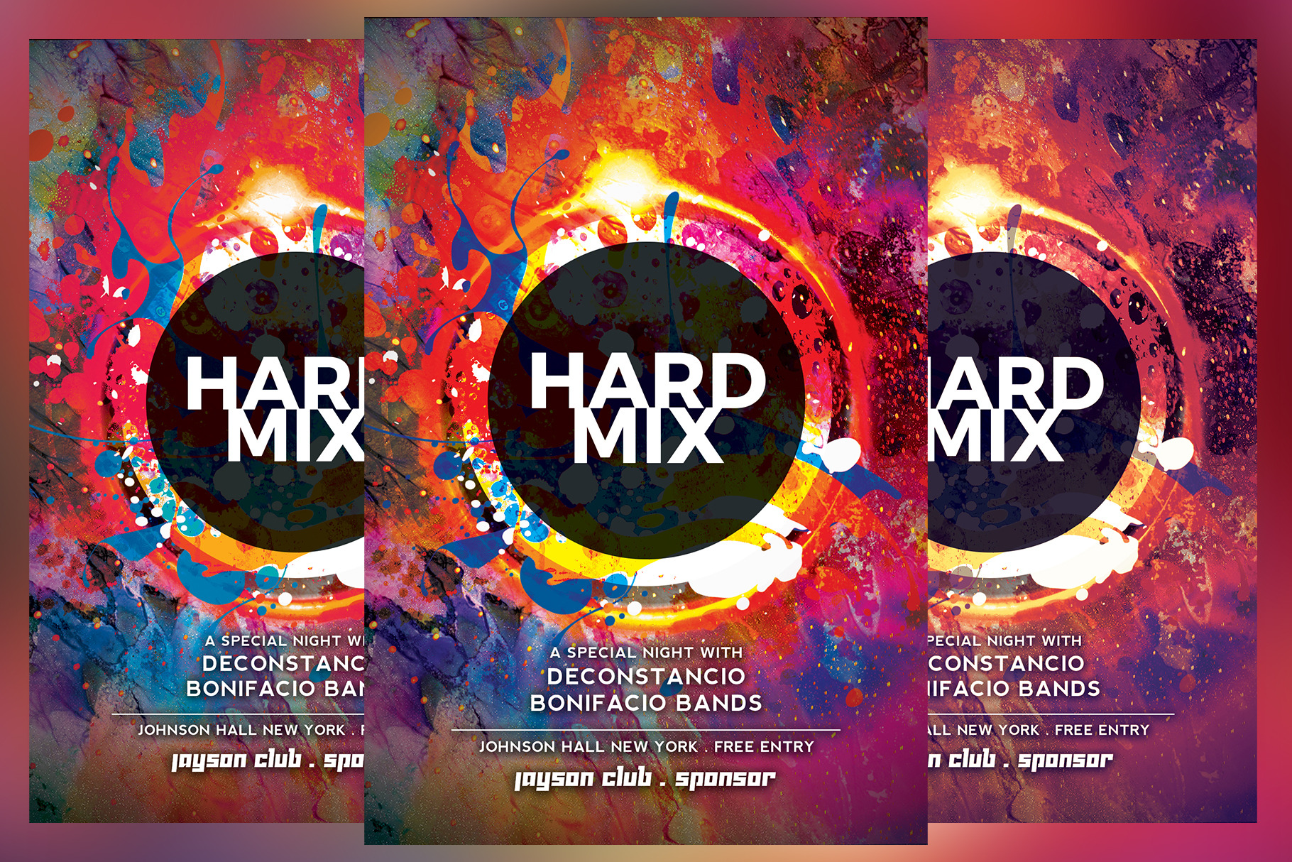 Hard Mix Flyer, a Flyer Template by KiraYamato Design Studio