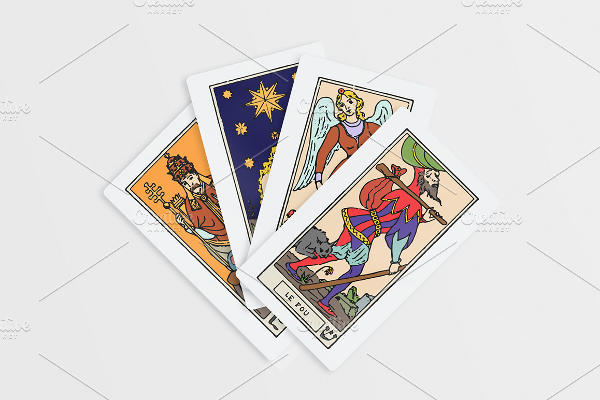 Vector Tarot Cards - 22 Major Arcana, an Illustration by Illusiongraphic