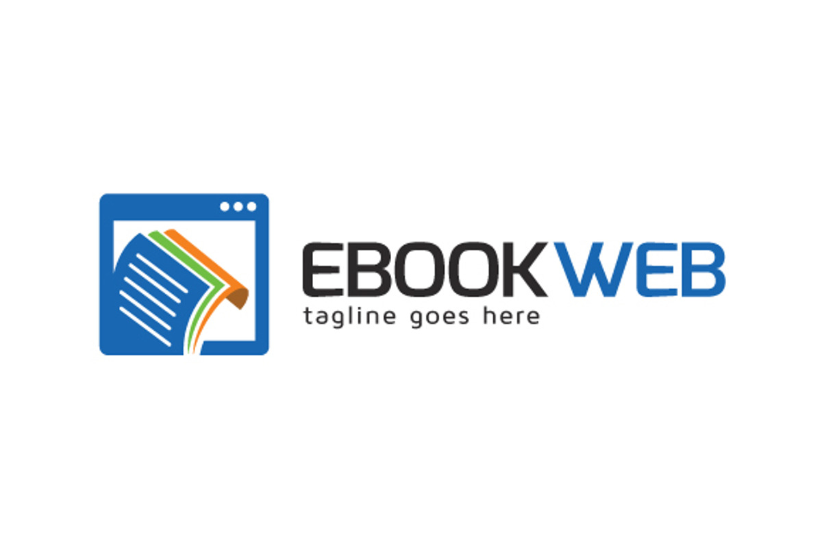 Ebook Website Online Logo Template, a Branding & Logo Template by ...